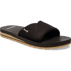 Sanuk Yoga Slide Sandal - Black
