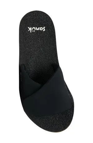 Sanuk Yoga Slide Sandal - Black