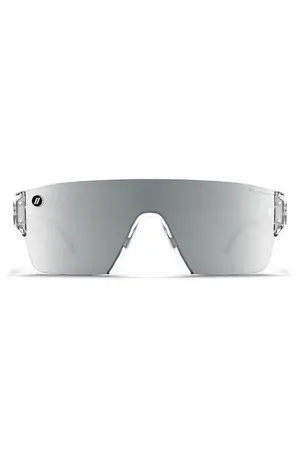 BLENDERS EYEWEAR Blenders Eyewear Kingpin Polarized Shield Sunglasses Gray
