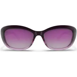 BLENDERS EYEWEAR Blenders Eyewear Olivia Polarized Cat Eye Sunglasses Berry Loud