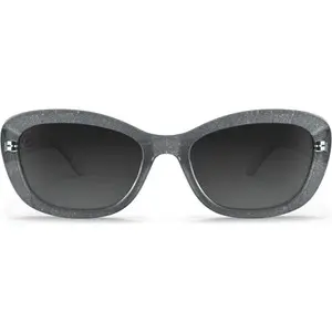 BLENDERS EYEWEAR Olivia Polarized Cat Eye Sunglasses - Gray