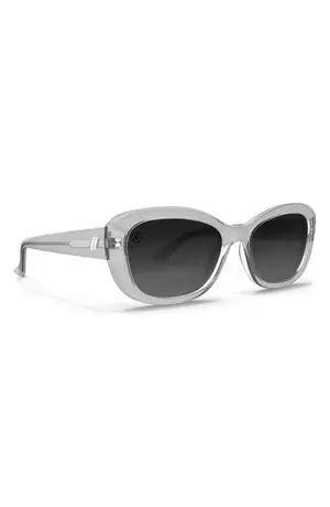BLENDERS EYEWEAR Olivia Polarized Cat Eye Sunglasses - Gray