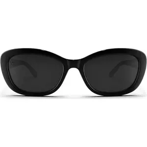 BLENDERS EYEWEAR Blenders Eyewear Olivia Polarized Cat Eye Sunglasses Jet Black