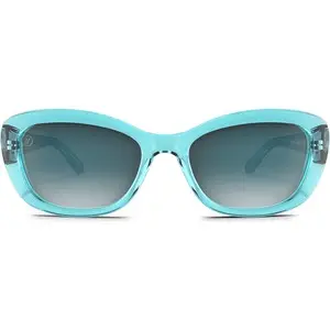 BLENDERS EYEWEAR Blenders Eyewear Olivia Polarized Cat Eye Sunglasses Tropical Current