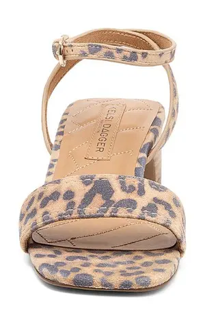 KELSI DAGGER BROOKLYN August Leopard Print Ankle Strap Sandal - Summer Leopard