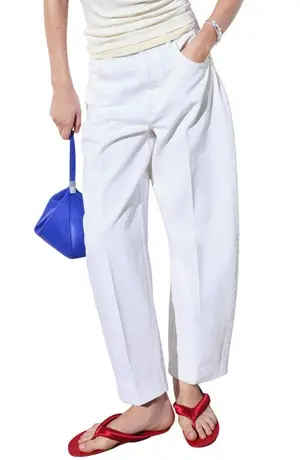 Mango High Rise Bottoms For Women