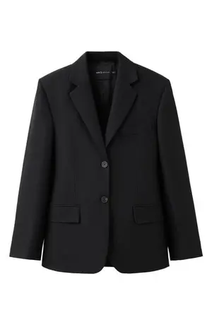Mango Two-button Blazer - Black
