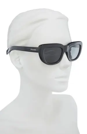Prada Rectangular Sunglasses - Black
