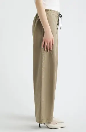 FRAME Cotton Utility Drawstring Pants