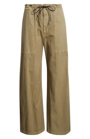 FRAME Cotton Utility Drawstring Pants