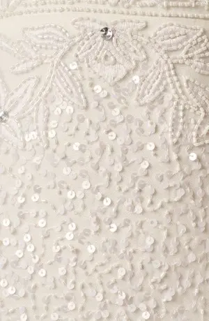 Adrianna Papell Beaded Godet Mermaid Gown