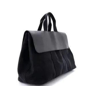 Hermès Valparaiso Bag Toile And Leather Mm