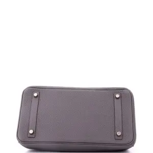 Hermès Birkin Handbag Togo With Rose Gold Hardware 30 - Grey