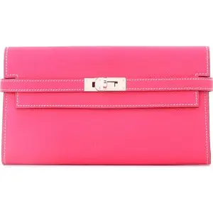 Hermès Kelly Wallet Epsom Long - Rose Tyrien