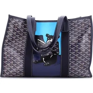 Goyard Villette Tote Printed Coated Canvas Mm - Blue