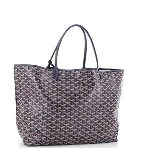 Goyard Saint Louis Tote Coated Canvas Gm - Blue