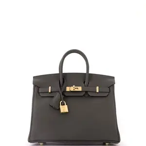 Hermès Birkin Handbag Togo With Gold Hardware 25 - Green