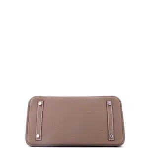 Hermès Birkin Handbag Grey Togo With Palladium Hardware 30 - Etoupe