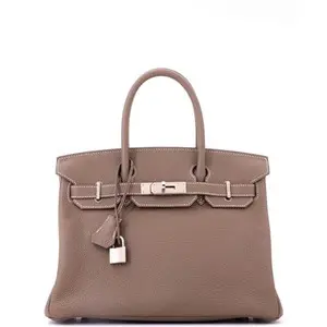 Hermès Birkin Handbag Togo With Palladium Hardware 30 - Grey