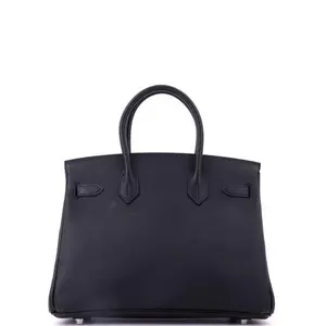 Hermès Birkin Handbag Black Epsom With Palladium Hardware 30 - Noir
