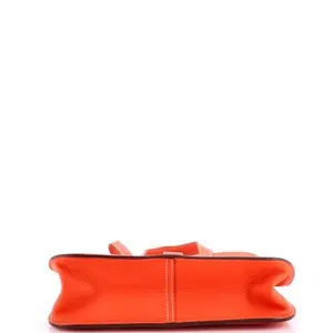 Hermès Halzan Bag Clemence 31 - Orange