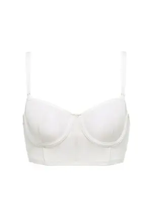 CUUP The Longline Bra Mesh - Salt