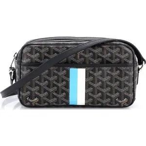 Goyard Cap Vert Bag Printed Coated Canvas - Black