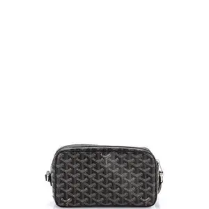 Goyard Cap Vert Bag Printed Coated Canvas - Black