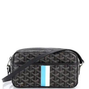 Goyard Cap Vert Bag Printed Coated Canvas - Black