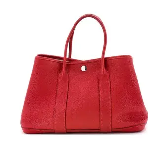 Hermès Garden Party Tote Leather 30 - Red