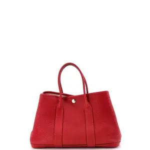 Hermès Garden Party Tote Leather 30 - Red