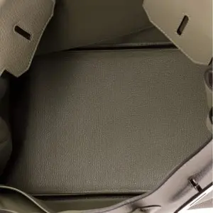Hermès Birkin Handbag Clemence With Palladium Hardware 35