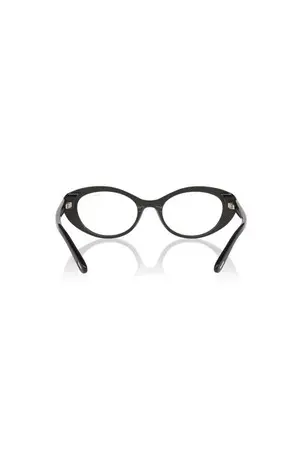 TOM FORD Oval Optical Glasses - Black
