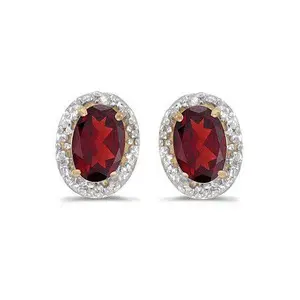 ALLUREZ 14k Gold Diamond And Opal Stud Earrings - 1.20ct/ruby/yellow God