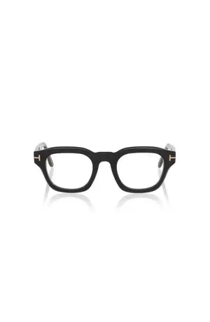 TOM FORD Square Frame Tortoiseshell Eyeglasses - Black