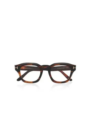 TOM FORD Square Optical Glasses - Tortoise