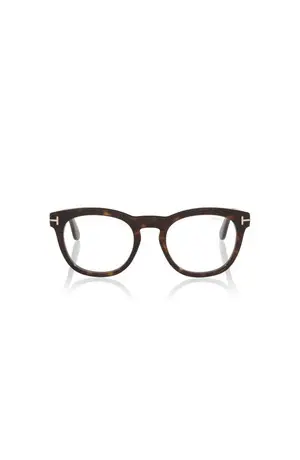 TOM FORD Round Frame Eyeglasses - Tortoise