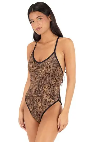 Hurley Animal Print One-piece Swimsuit