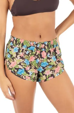 Hurley Miami Garden Beachrider Cover-up Shorts
