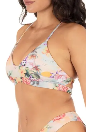 Hurley Scenic Sunset Racerback Bikini Top