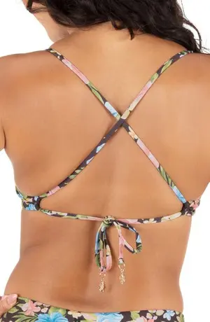 Hurley Miami Garden Reversible Bikini Top