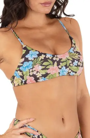 Hurley Miami Garden Reversible Bikini Top