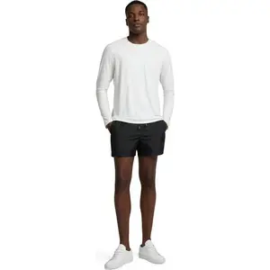 Onia Onia Classic Charles 5" Swim Trunks Black