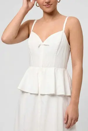 Rachel Rachel Roy Isabelle Peplum Maxi Dress