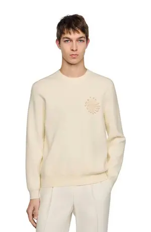 Sandro Embroidered Activewear For Men