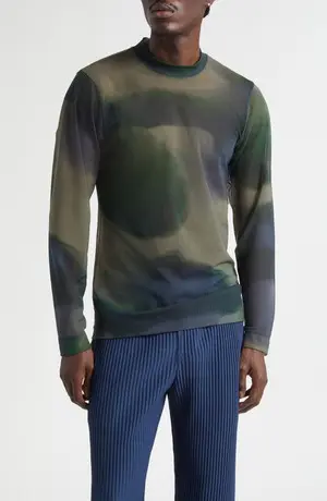 Issey Miyake Crewneck Shirts For Men