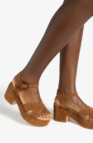Penelope Chilvers Bella Ankle Strap Platform Sandals