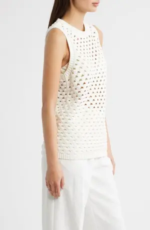 ALIGNE Jeanie Open Stitch Sweater Tank