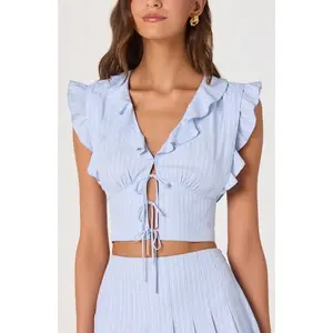 Astr The Label Ruffle Tops