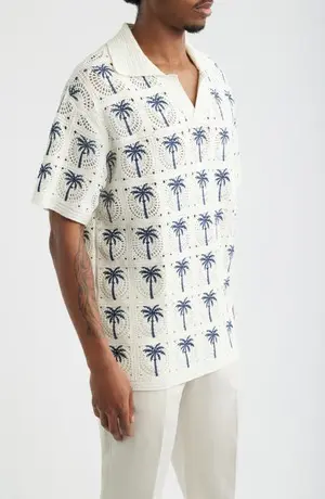 MAVRANS Palm Beach Crochet Polo